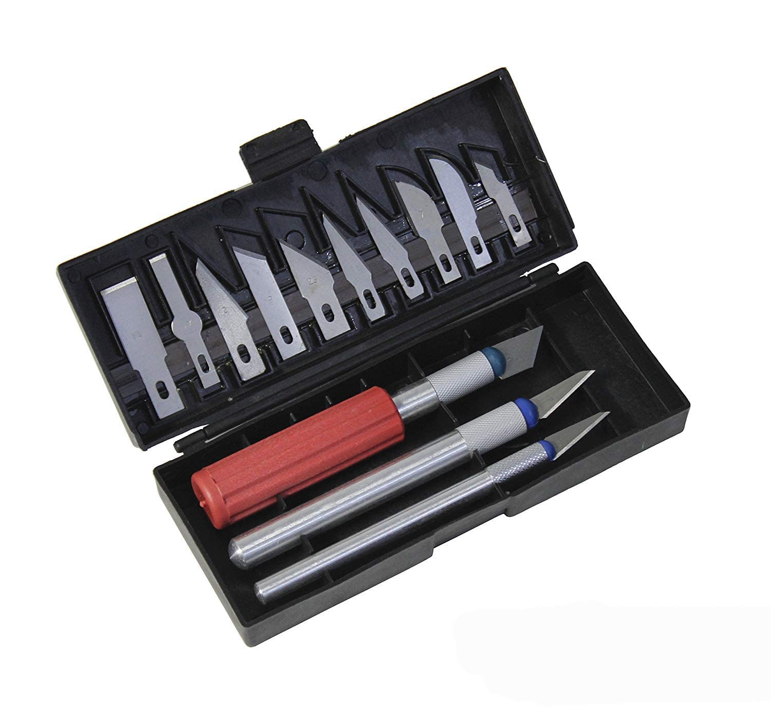 HOUSE HATCH Craft Knife Set | 3 Precision Handles + 13 Blades in Box ...