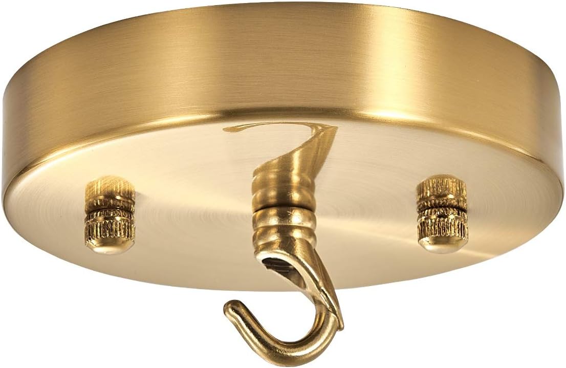 uxcell Retro Light Canopy Kit with Hook, Vintage Chandelier Ceiling ...