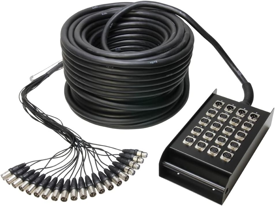 Adam Hall Cables K 20 C 15 - Câble Multipaire avec Boîtier de Scène 16/ ...