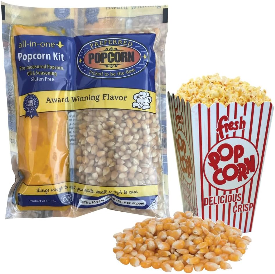 Preferred Popcorn Lot de 24 sachets individuels de 226,8 g par boîte ...