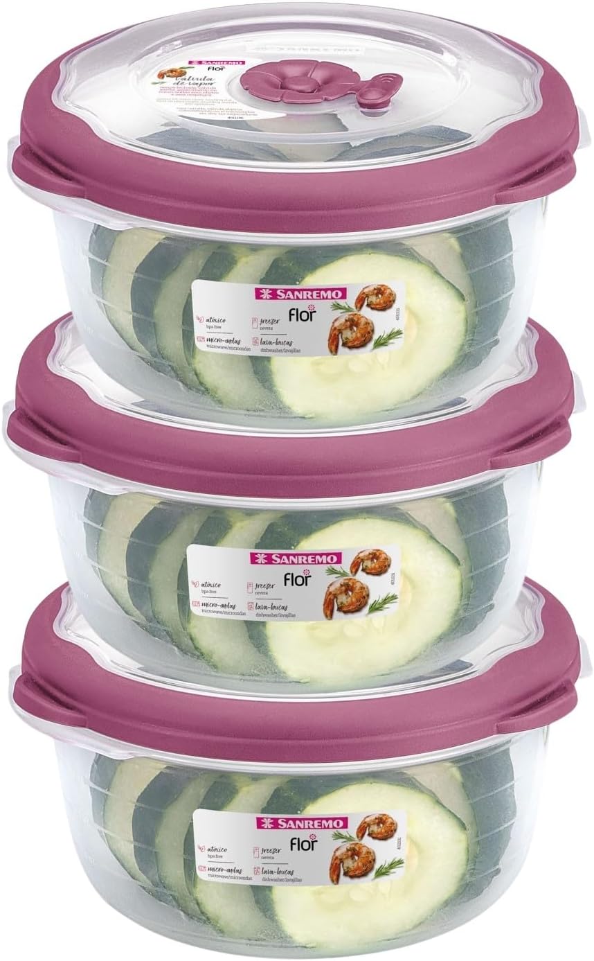 Amazon.com: Small Plastic Food Storage Containers With Lids Airtight, 5 ...