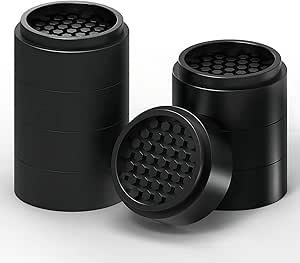 Ezprotekt 8 Pack Adjustable Furniture Risers, Bed Risers 1 inch Round ...