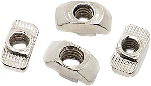 Amazon.com: CHATROOM M3 M4 M5 M6 M8 T-nut Hammer Head T Nut Nickel Plated Connector for 20/30/40 ...