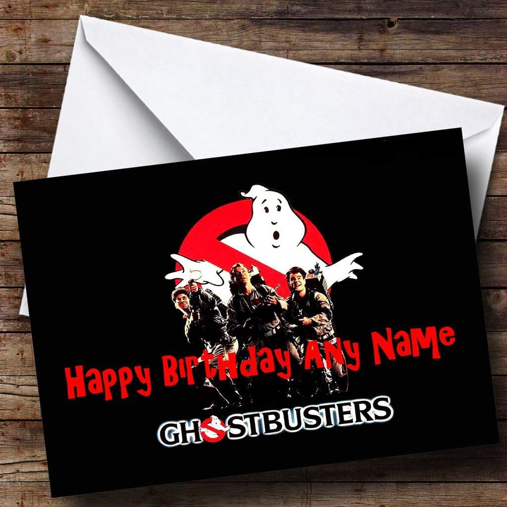 Personalised Ghostbusters Birthday Card | Personalised Card | Greetings ...