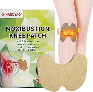 Mugwort Self-Heating Patch 96pcs, Moxibustion Knee Patches, Shoulder ...