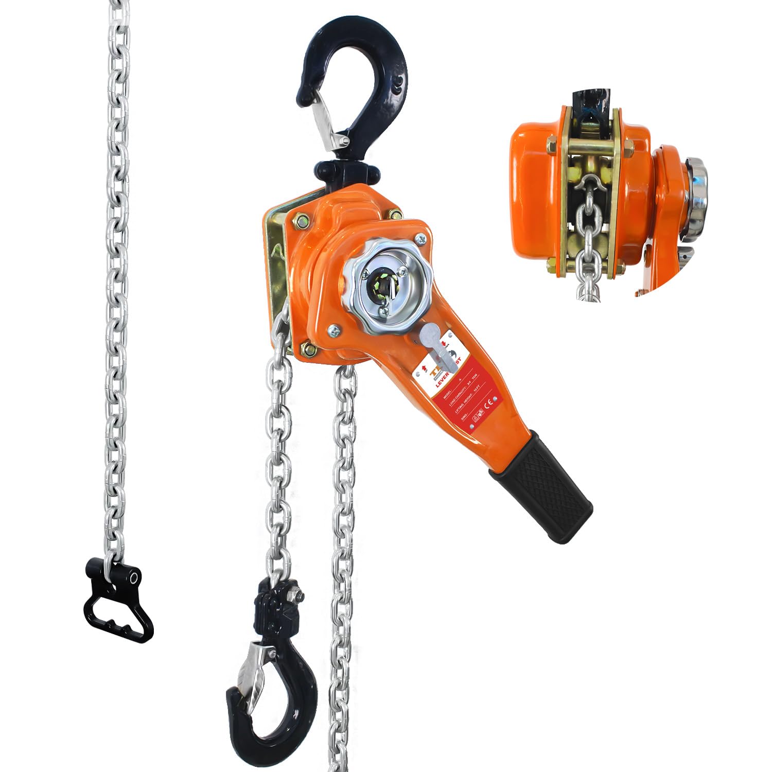 Snapklik.com : TKK Lever Chain Hoist 1650LBS 10FT - 3/4 Ton Manual ...