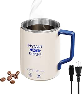 Amazon.com: Self-Heating Coffee Mug(10.5 OZ), 4 Temperature Options, 6 ...