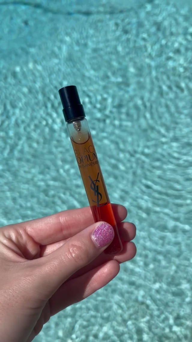 Watch REVIEW& travel size YSL Black Opium perfume on Amazon Live
