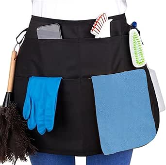 Amazon.com: FOFSER Waterproof Cleaning Caddy Apron for Women ...