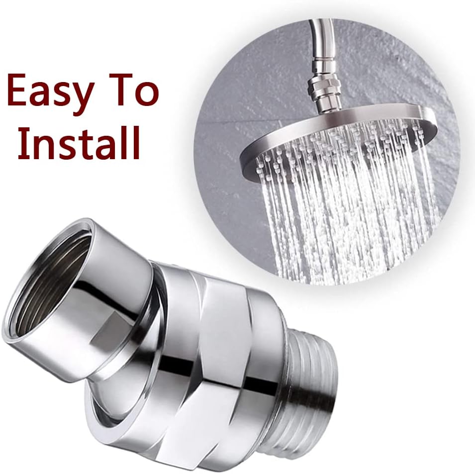 Shower Head Swivel Ball Joint Adapter Shower Connector Ball Joint ...