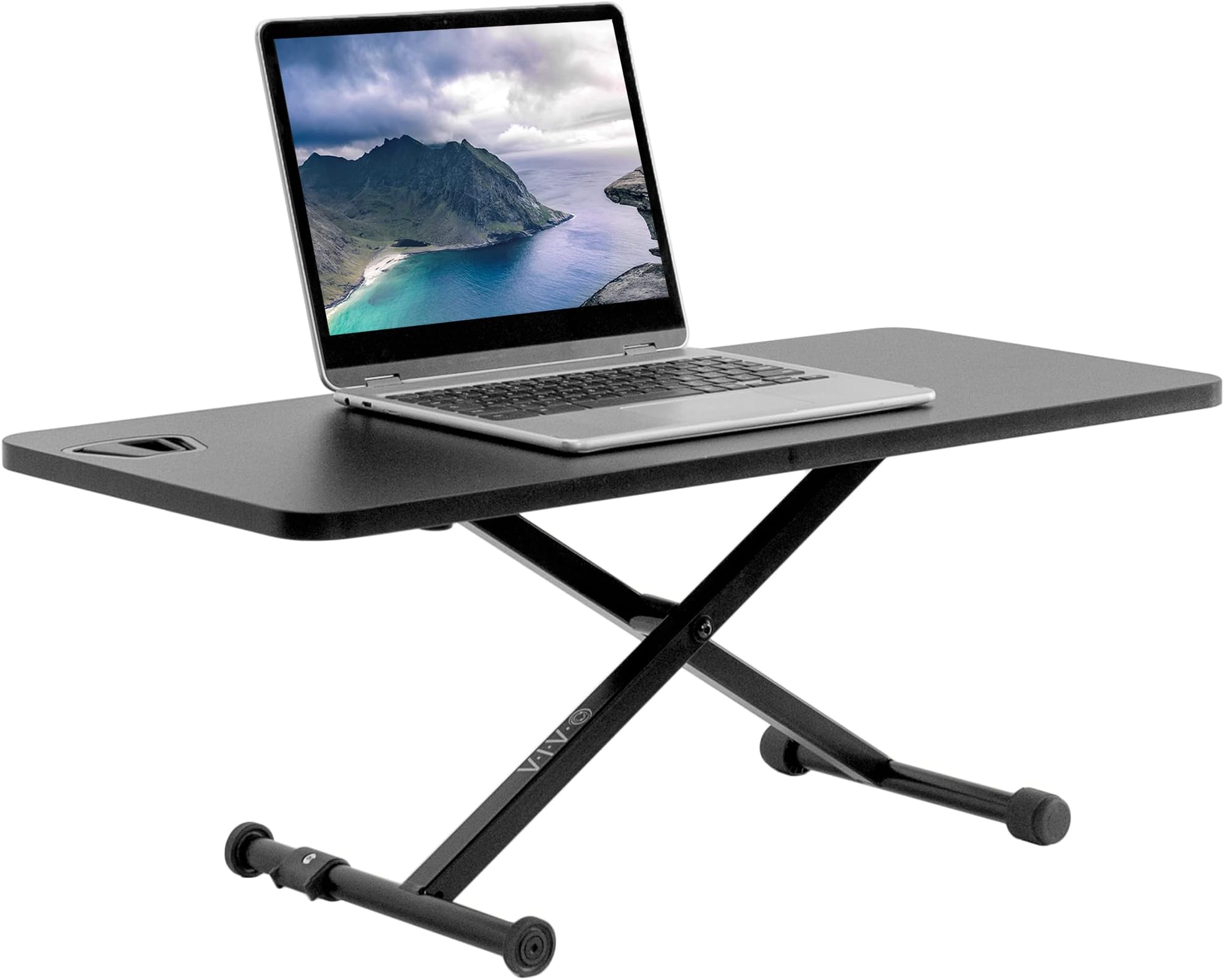 Amazon.com: biueus Height Adjustable Standing Desk Converter, Stand Up ...