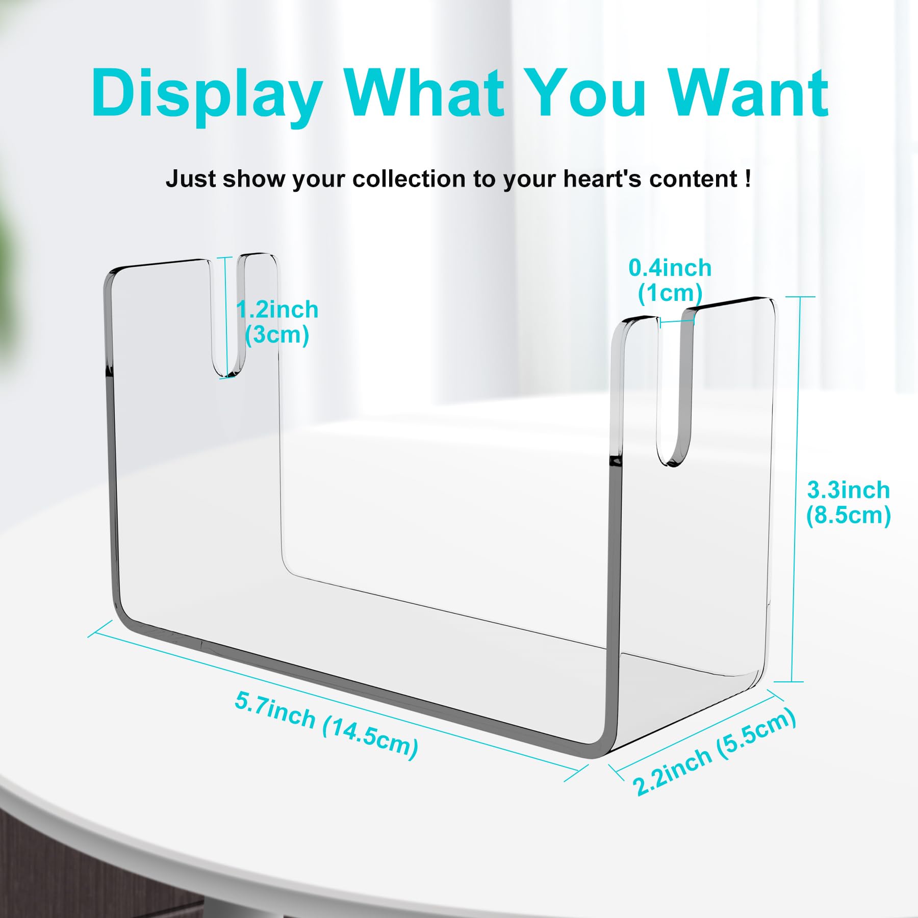 Snapklik.com : Boloyo Acrylic Fan Display Stand, Clear Fan Display ...
