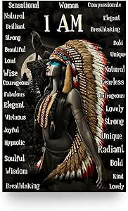 Amazon.com: Retro Metal Tin Sign 5.5 X 8 Inches Native American Girl ...