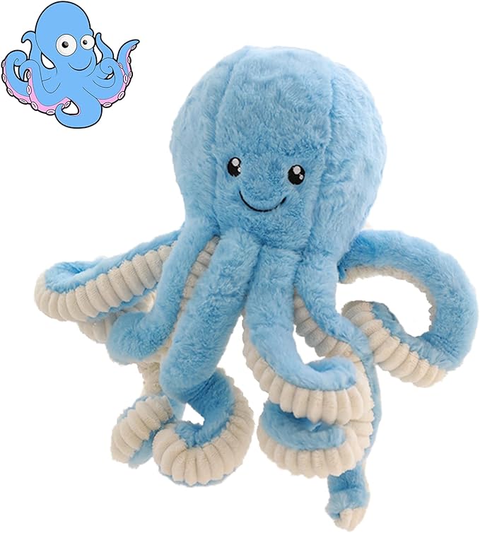 Amazon.com: TONGSONG Cute Cartoon Octopus Stuffed Animals Octopus Plush ...