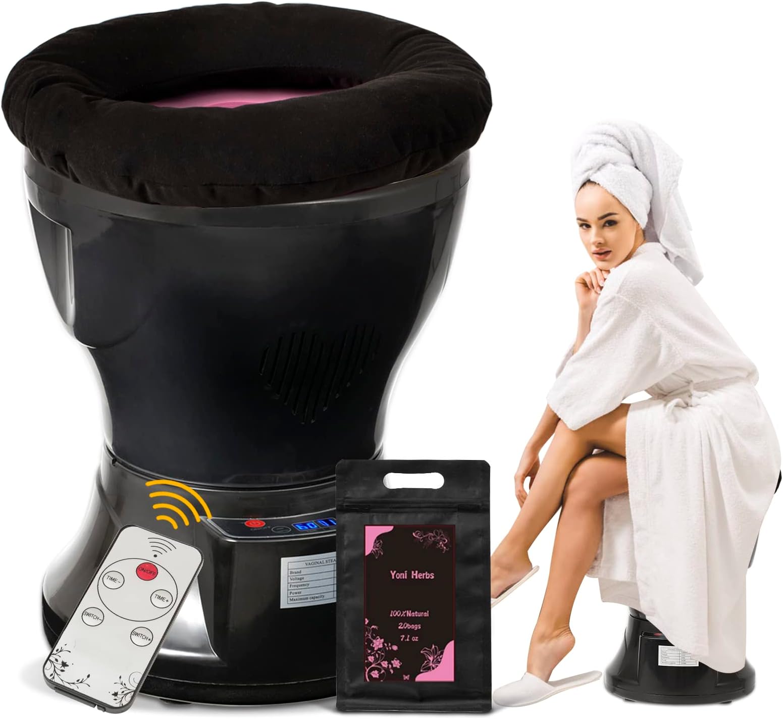Amazon.com : AKSOVA Yoni Seat Kit, Steaming Seat with Yoni Herbs (20 ...