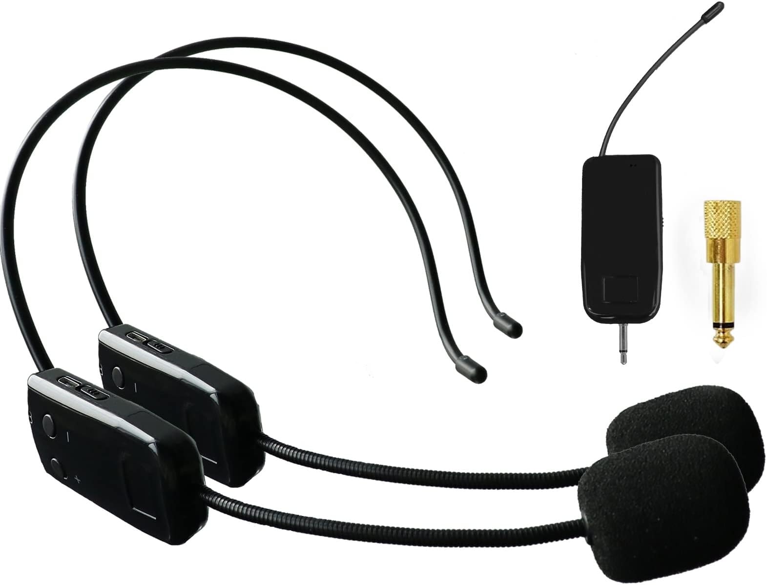 Amazon.com: Set of 2 Headset Microphone, Flexible Wired Boom for Voice ...