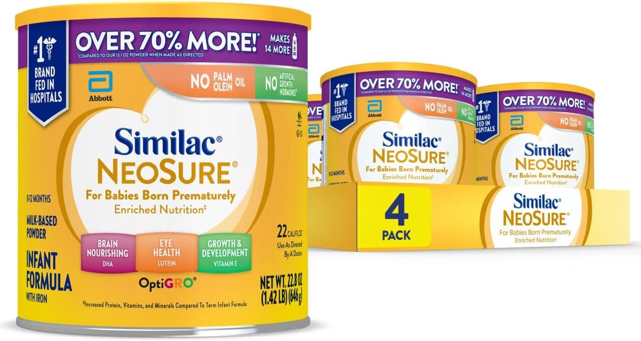Amazon.com: Similac NeoSure Premature Post-Discharge Infant Formula ...