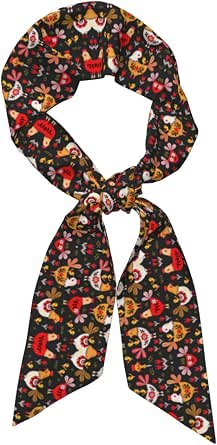 GaxfjRu Cute Rooster Chickens print Silk Feeling Scarf Rectangle Hair ...