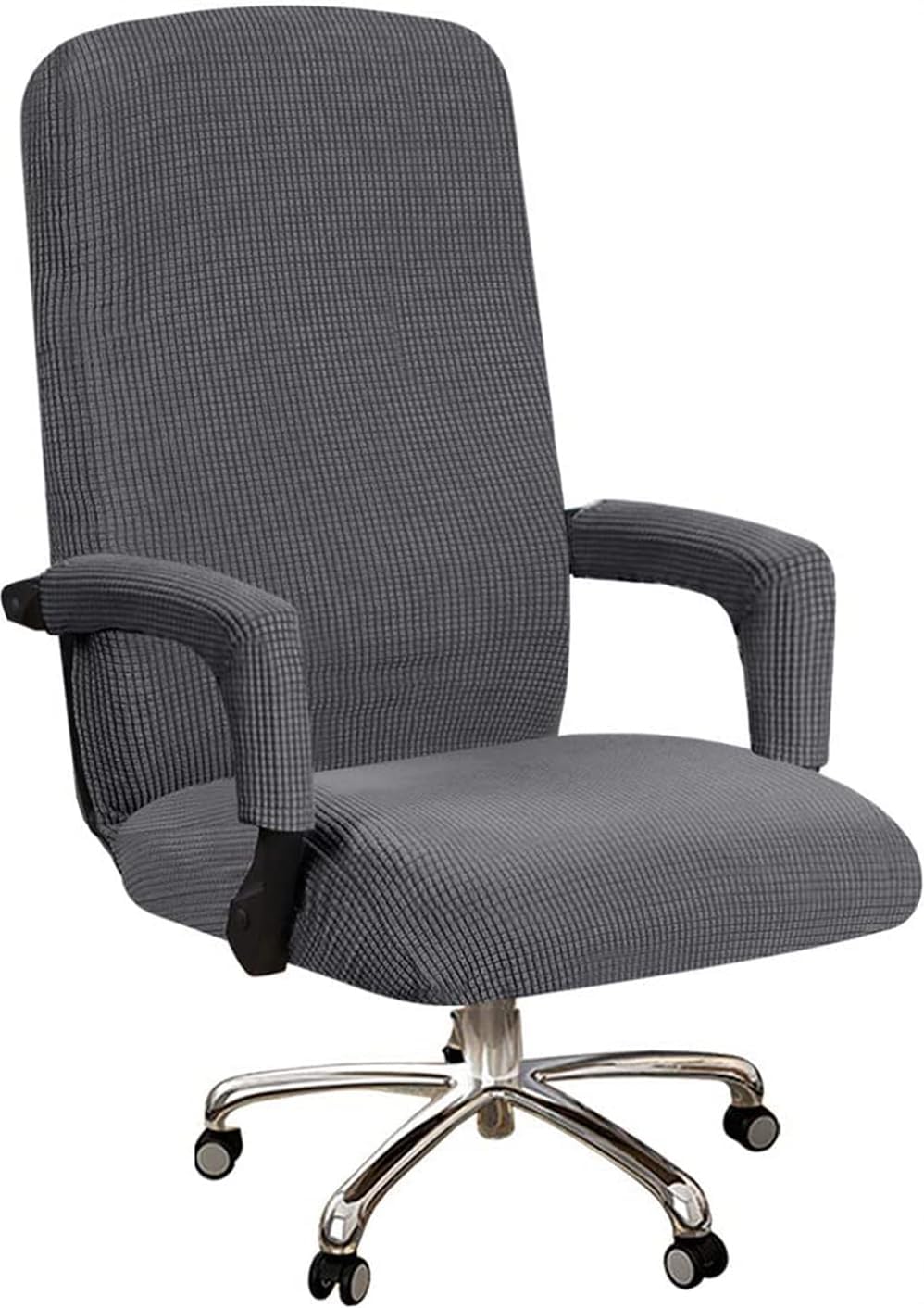 Stretch Office Chair Cover with Arm Covers High Back Computer Chair ...