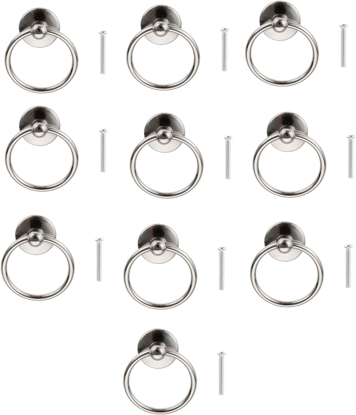 Small Ring Pull - Satin Nickel - Amazon.com