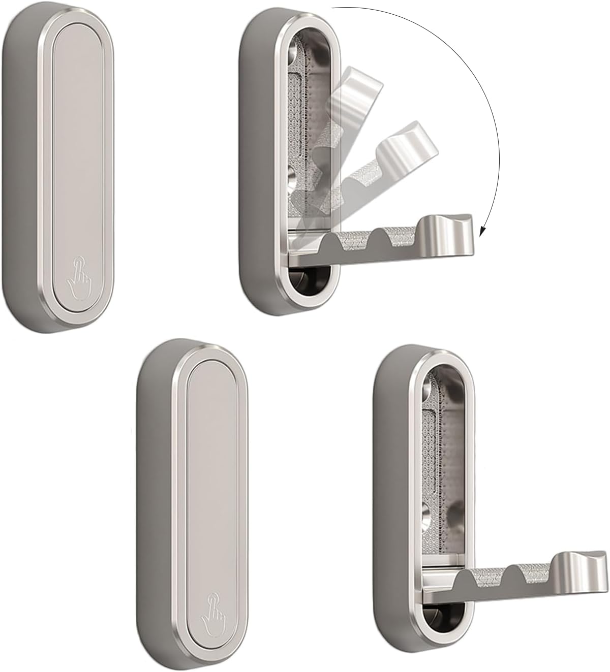 Amazon.com: Flip Down Recessed Coat Hook for Closets, Boats, RVs, or ...