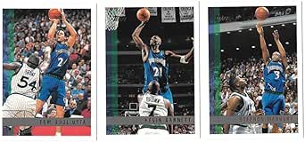 Amazon.com: 1997-98 Topps Basketball Team Set - Minnesota Timberwolves ...