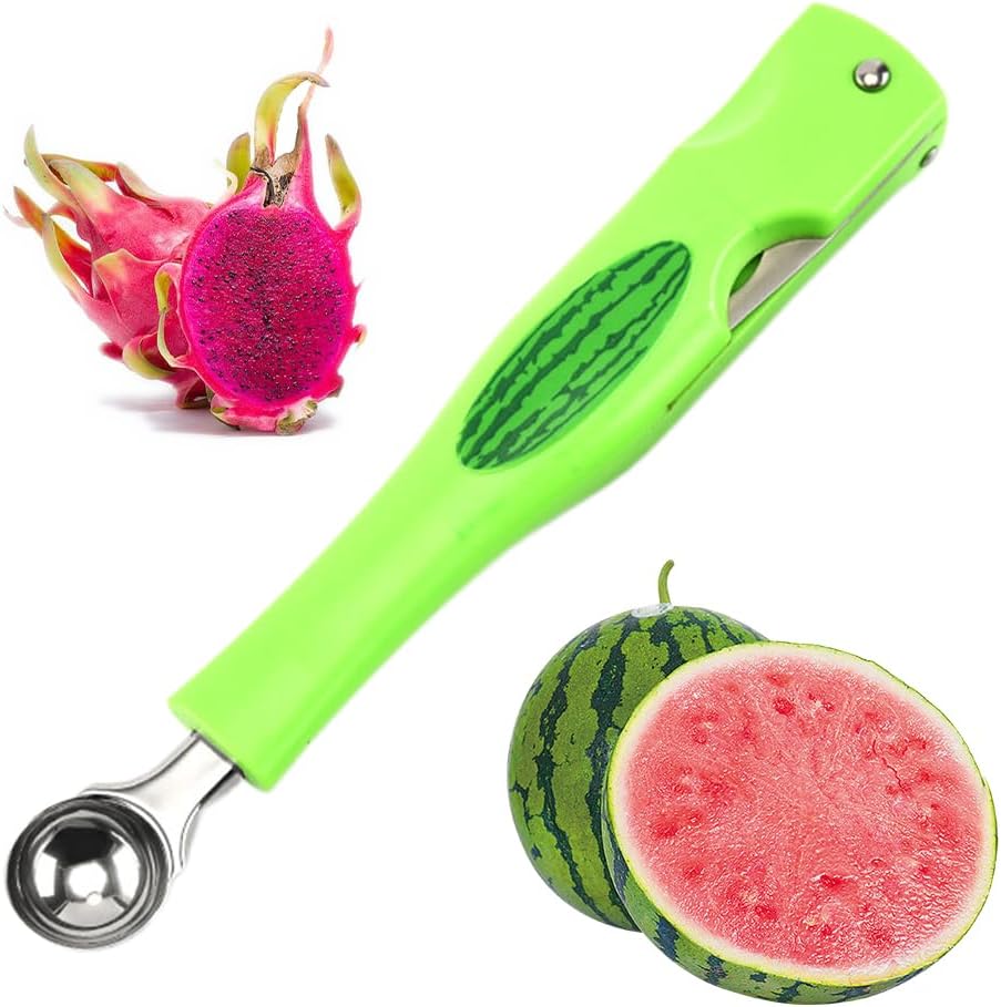 Amazon.com: 3 in 1 Melon Baller Scoop, 2025 Upgraded Watermelon Fruit ...