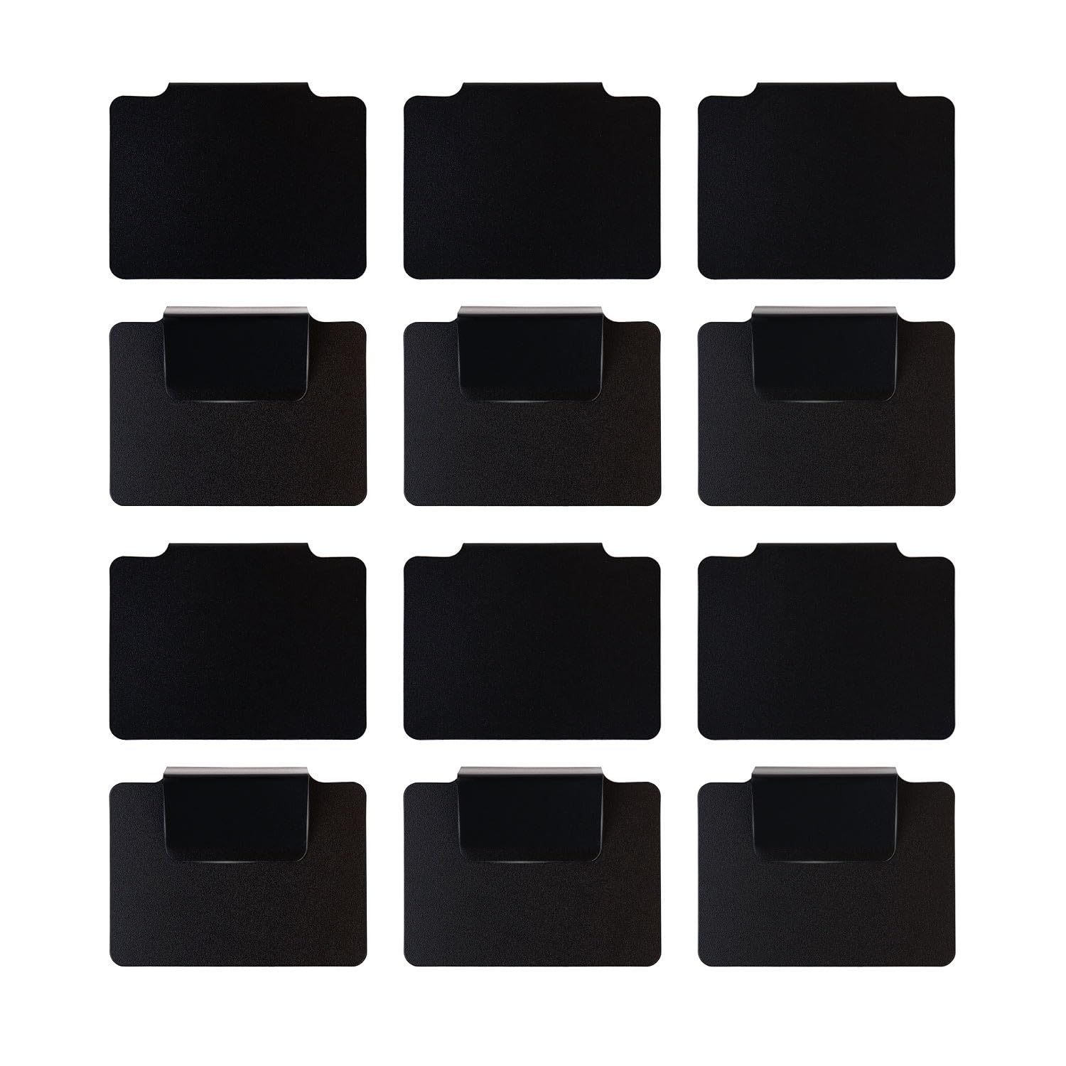 Amazon.com : 12 Pieces Basket Labels Clip Set for Storage Bin Plastic ...