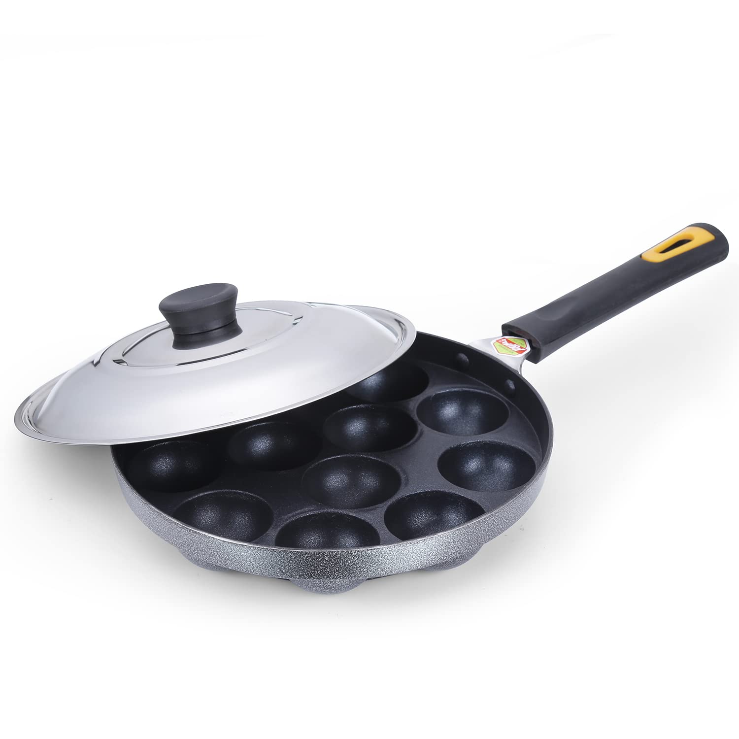 Buy Anjali - DAL12 Diamond Series Aluminium Appa Patra (Black) Online ...
