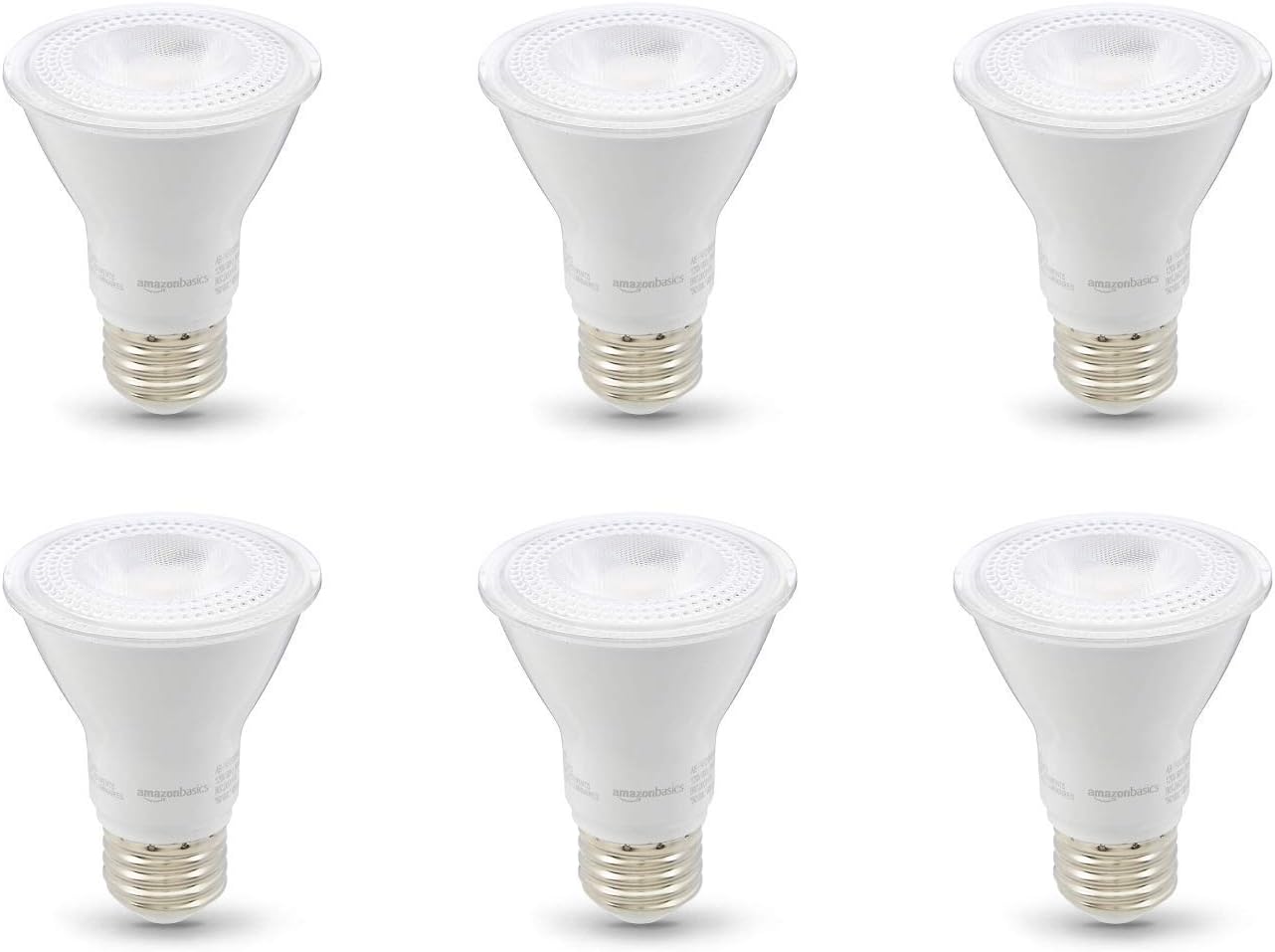 Amazon Basics 50W Equivalent, Warm White, Dimmable, 10,000 Hour ...