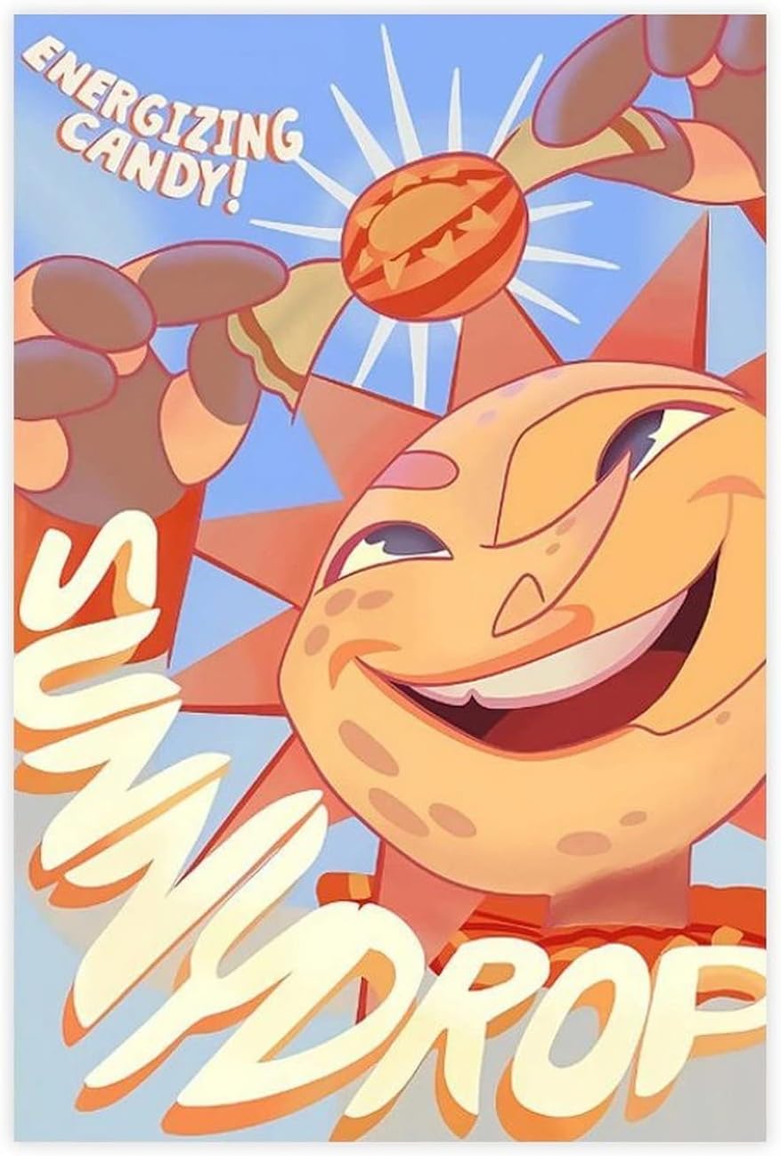 LUMAD Poster sur toile SUNDROP FNAF - Décoration de chambre à coucher ...