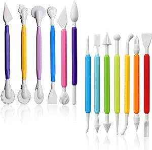 13 Pcs Fondant Tools, Cake Decorating Tools Icing Sugar Clay Tool ...
