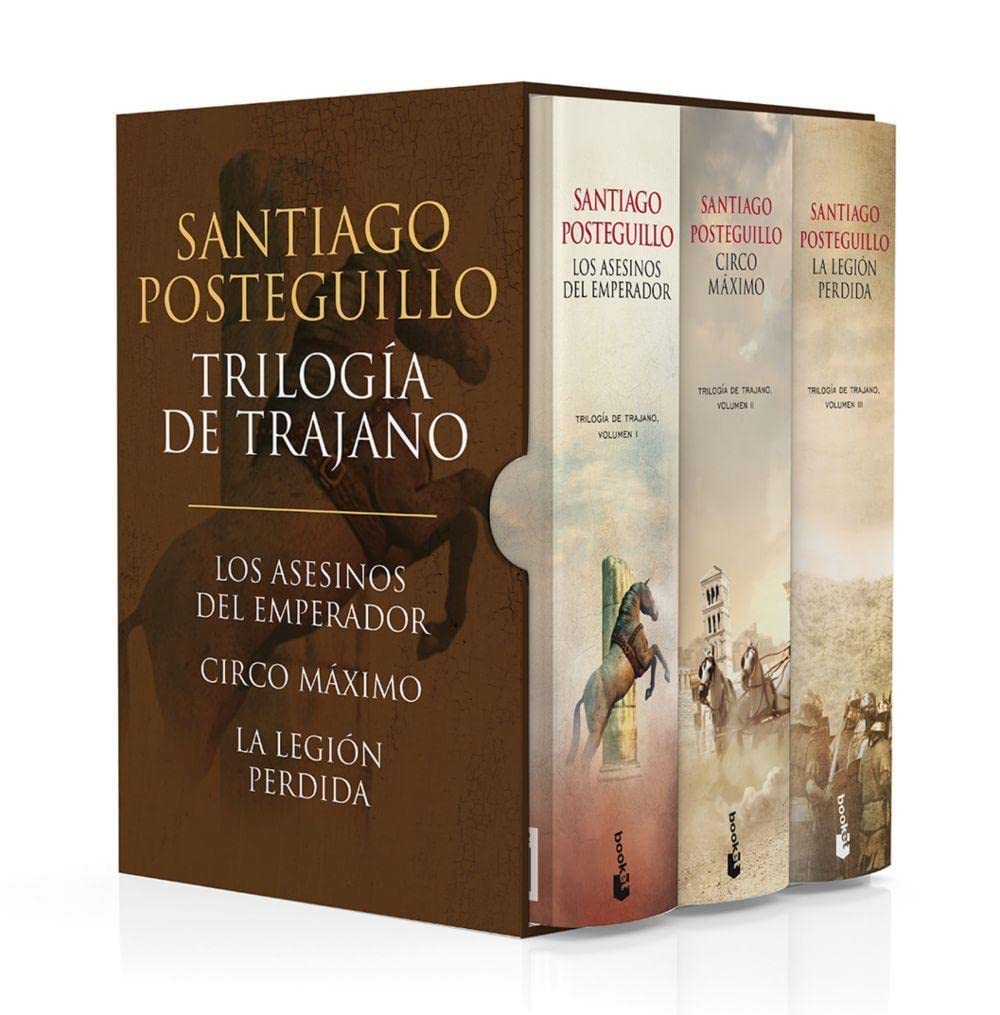 Amazon.com: Estuche Trilogía de Trajano: 9788408197423: Posteguillo, Santiago: Libros