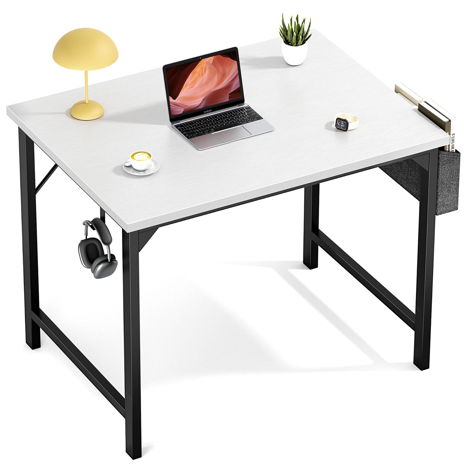 Amazon.com: OLIXIS Computer Small Office Desk 32 Inch Writing Study ...