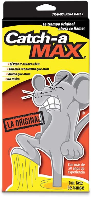 Catch-a MAX Caja con 12 Piezas con Trampas de Pegamento para RATONES en ...