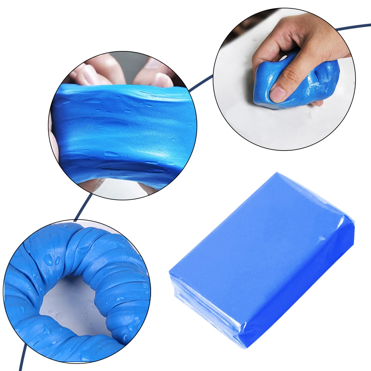 Snapklik.com : Blue Car Clay Bar 100g Auto Detailing Magic Clay Bar For ...