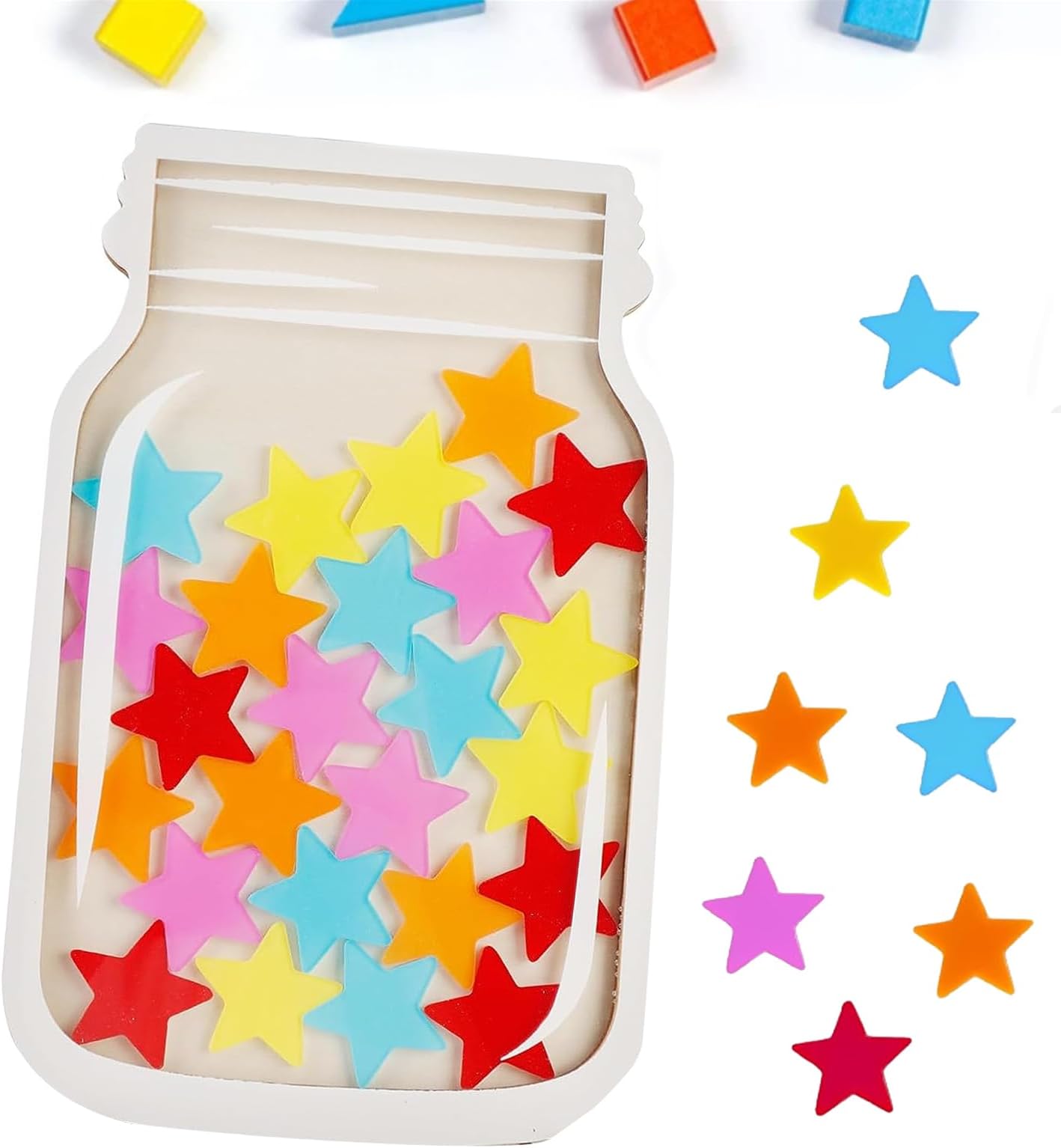 Amazon.com : Magnetic Reward Jar, Magnetic Star Reward Jar Classroom ...