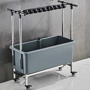 Amazon.com: Movable Floor Mop Sink with Reinforcement Bracket, PP ...