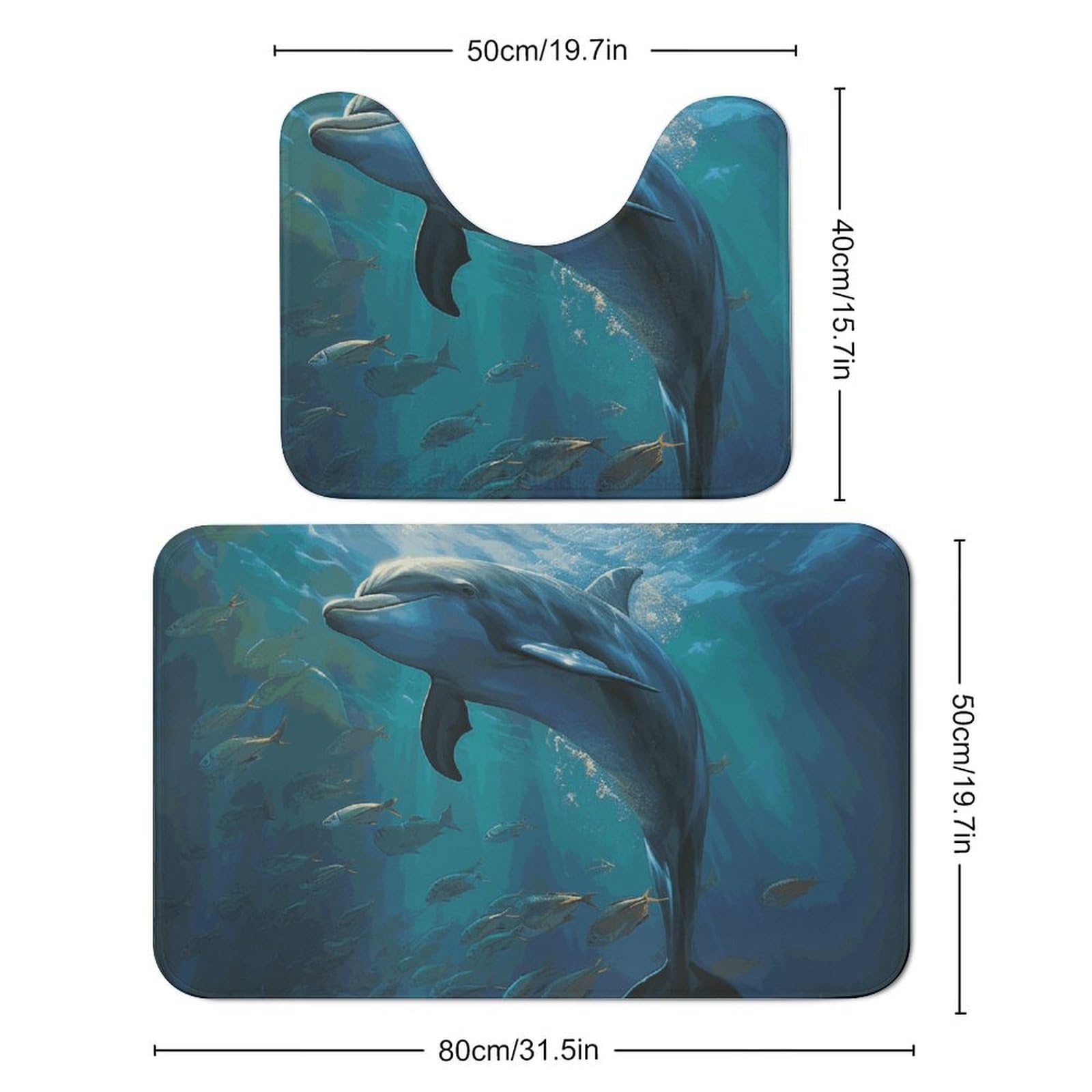 Dolphin Bathroom Rugs Amazon.com: Dolphin Bath Mat For Bathroom