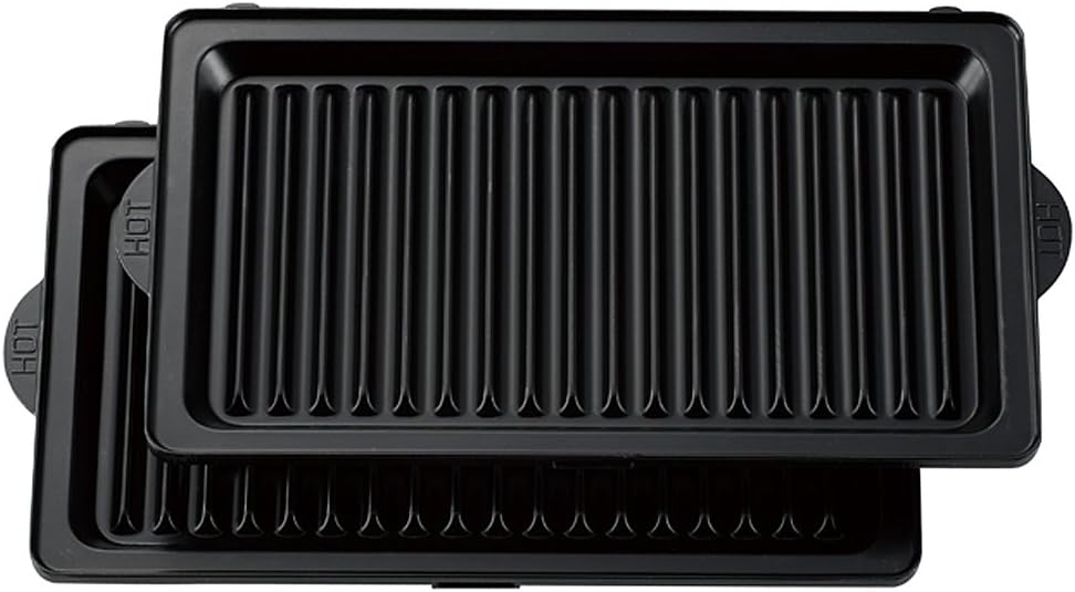 Amazon.com: Vitantonio PANINI PLATE Cast Iron Griddles 2 Set PVWH-10-PN ...