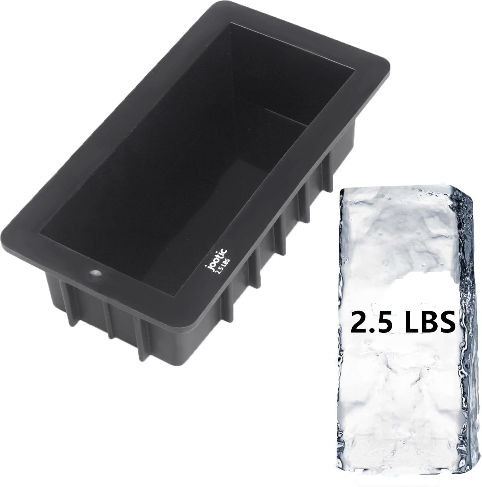 Amazon.com: jootic Extra Large Ice Block Mold,Make 2.5 lbs Ice Brick ...