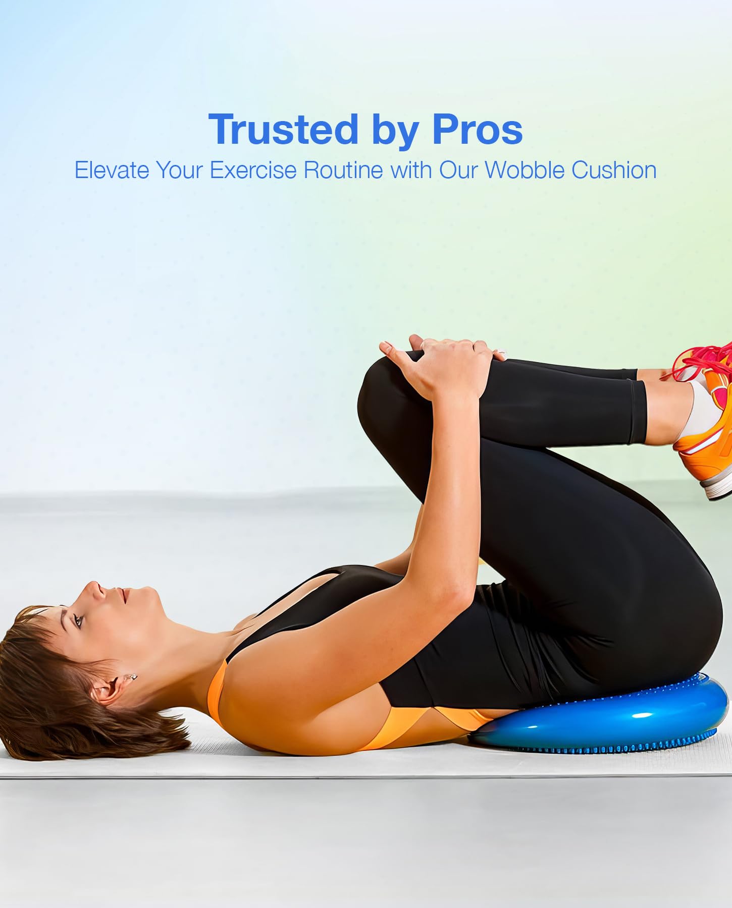 Balance Cushion ROMIX Wobble Cushion, 34CM Inflatable Air Stability ...