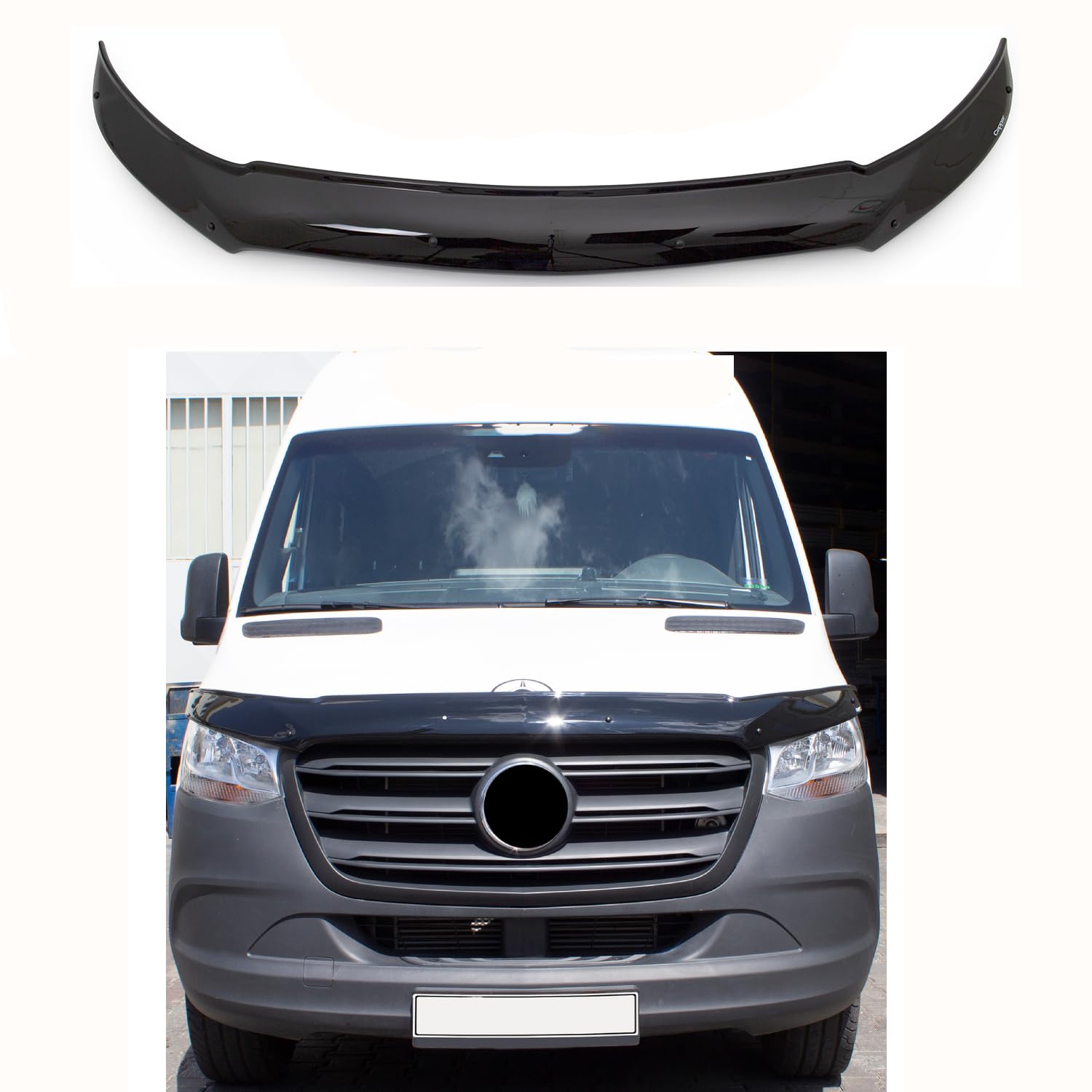 Amazon.com: BMY Hood Deflector/Front Bug Shield Compatible for Mercedes ...