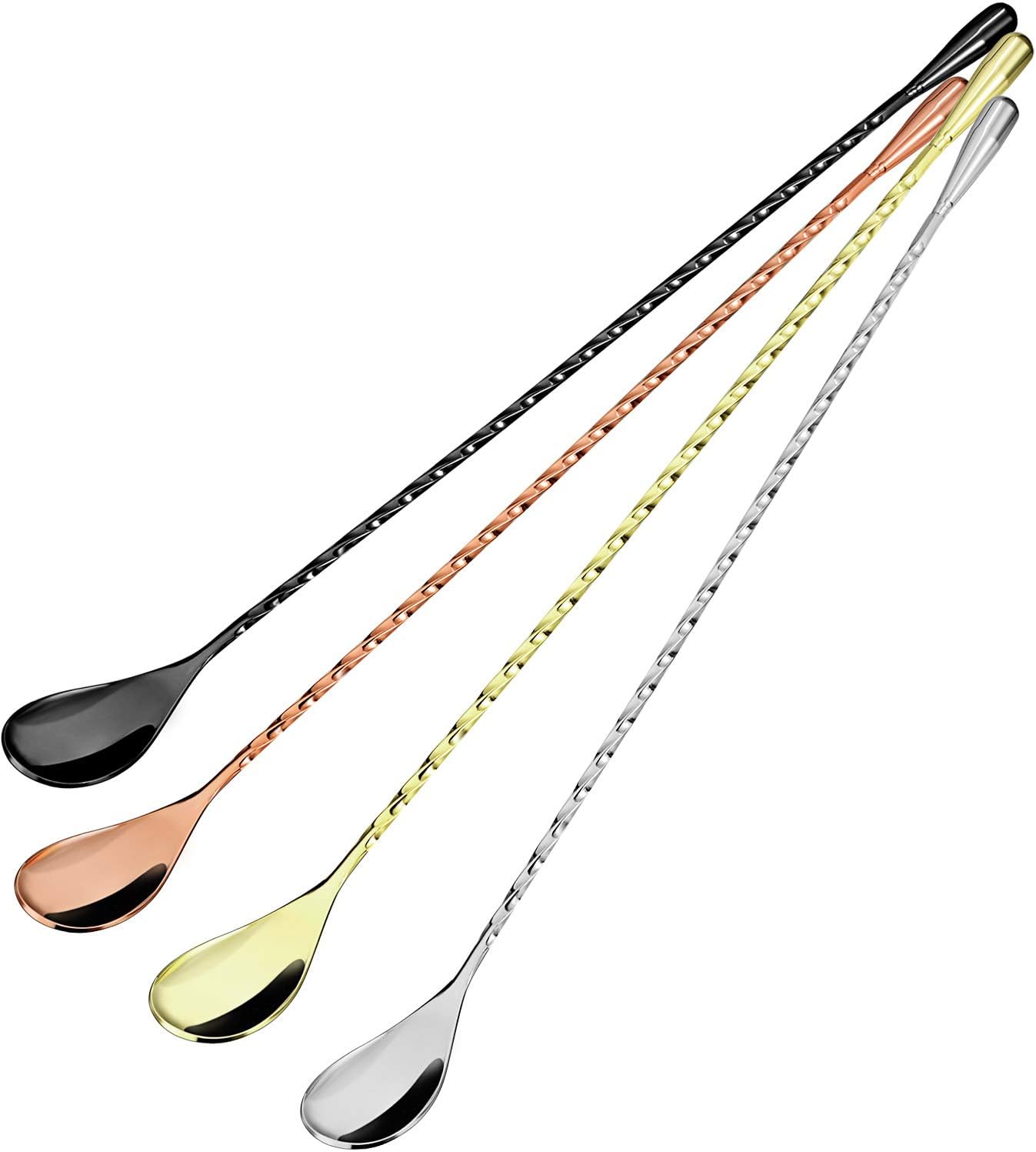 Amazon.com: Ortarco 12 Inch Stainless Steel Bar Spoon for Cocktail ...