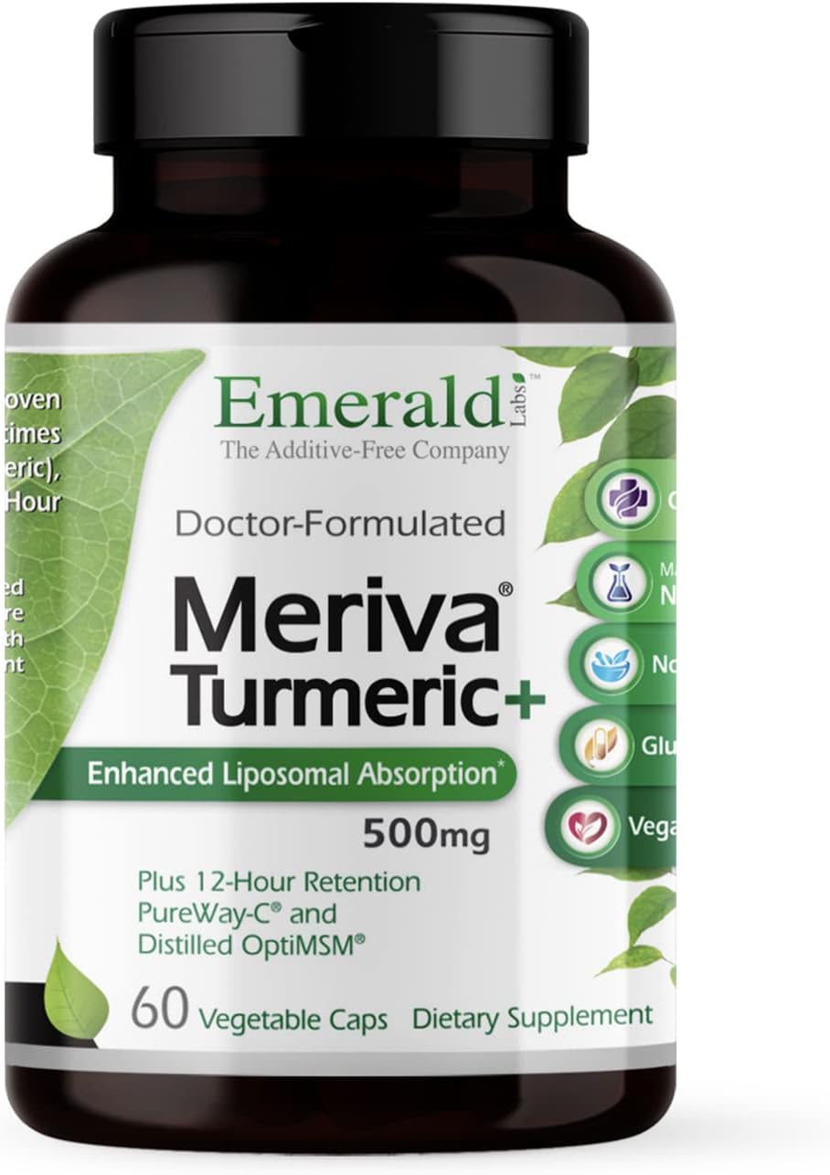 Amazon.com: Emerald Labs Meriva Turmeric Plus - Meriva Turmeric ...