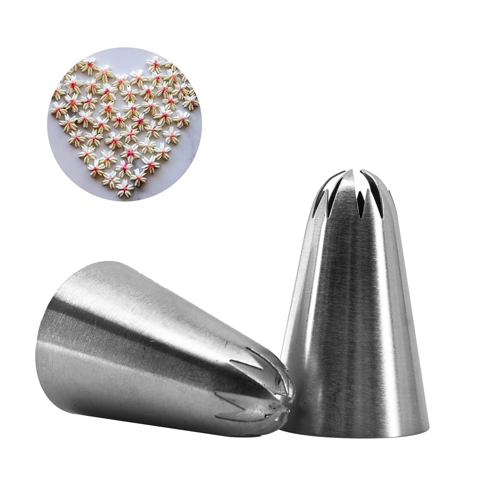 Snapklik.com : Large Icing Piping Tips 2F Cake Cupcake Decorating Tip ...