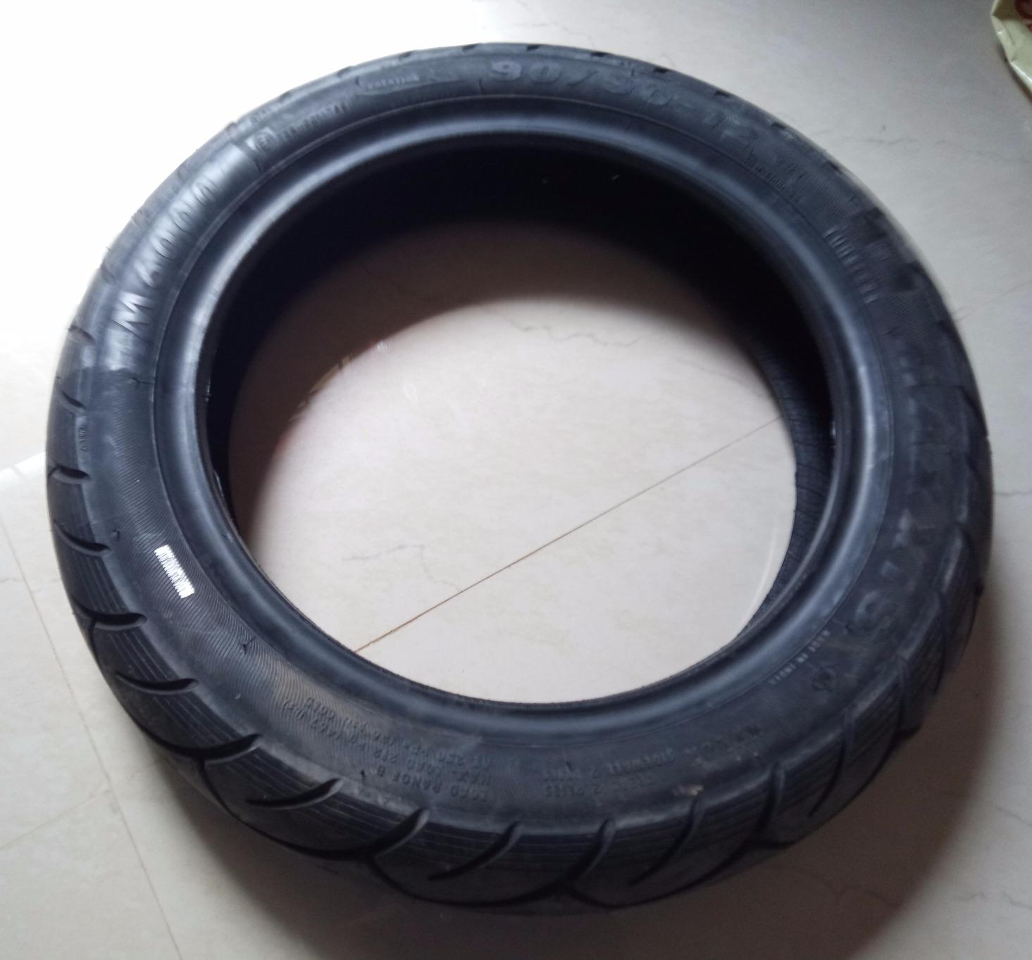 Maxxis 90/90-12 1 M6000 53J TL Tubeless (Front/Rear) : Amazon.in ...
