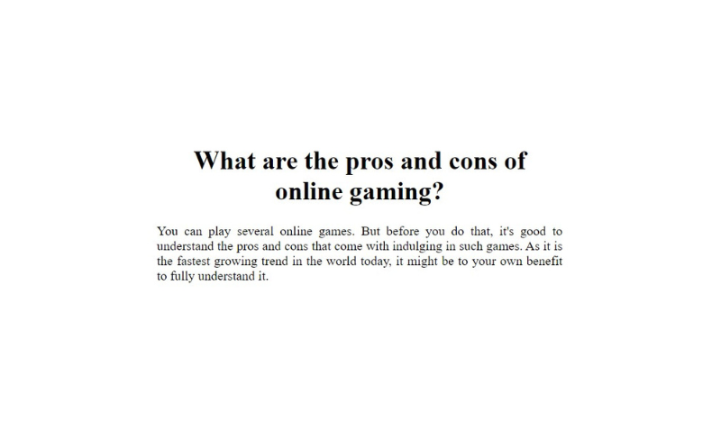 What are the pros and cons of online gaming? - App on Amazon Appstore