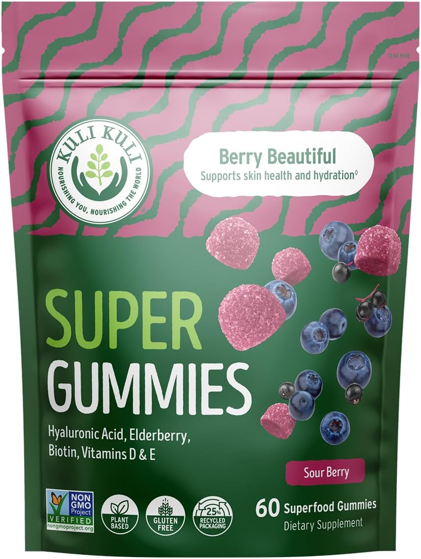 Amazon.com: Kuli Kuli Super Gummies - Skin Supplements with Baobab ...