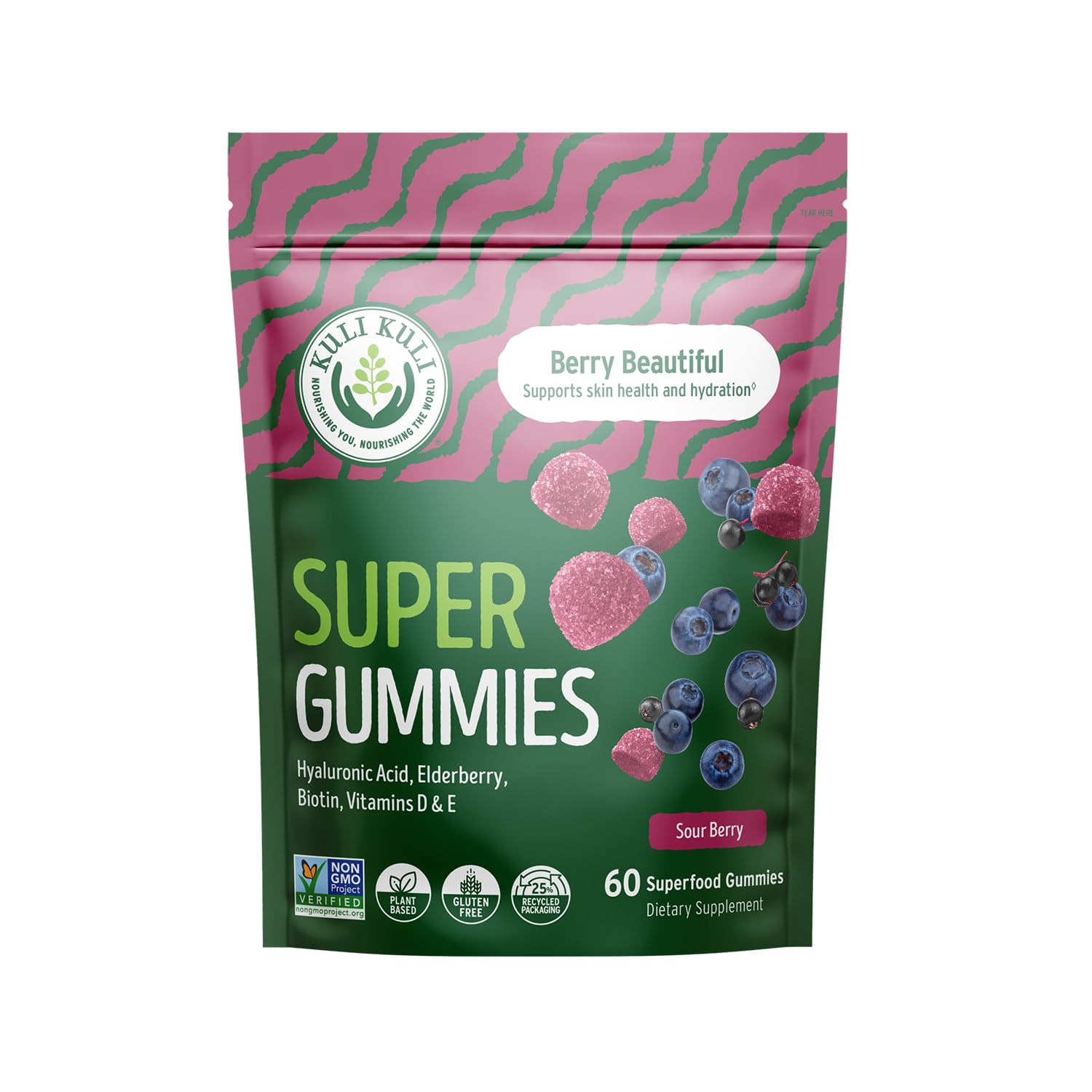 Amazon.com: Kuli Kuli Super Gummies - Skin Supplements with Baobab ...